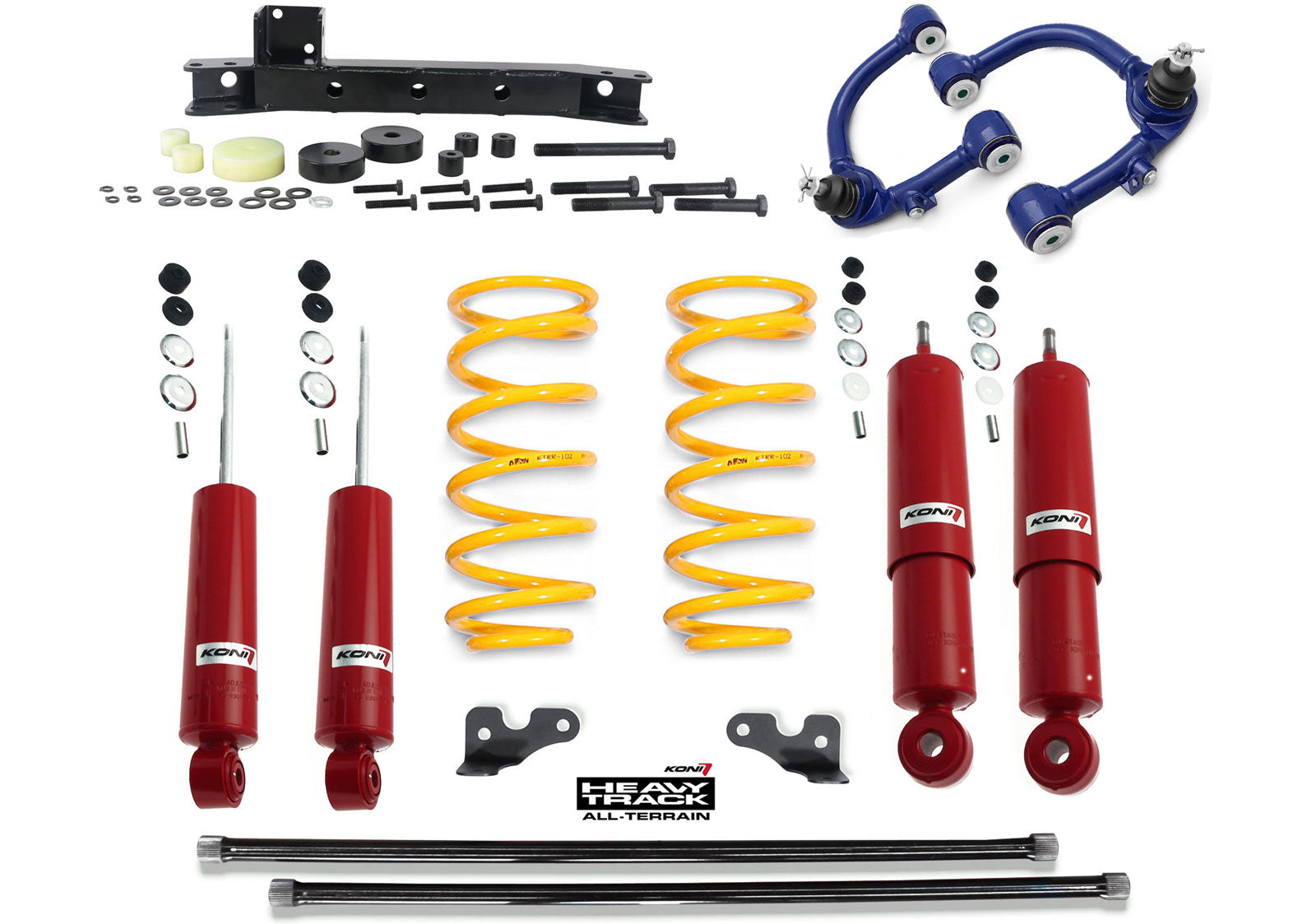 LANDCRUISER 100 SERIES - KONI HT 50MM PRO LIFT KIT | Hakon Suspension ...
